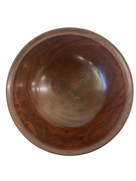 Walnut Medium Wooden Bowl – DOMAIN by Laura Hodges Studio